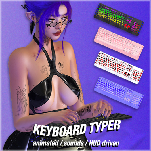 Second Life Marketplace - BLUM. Keyboard Typer / all